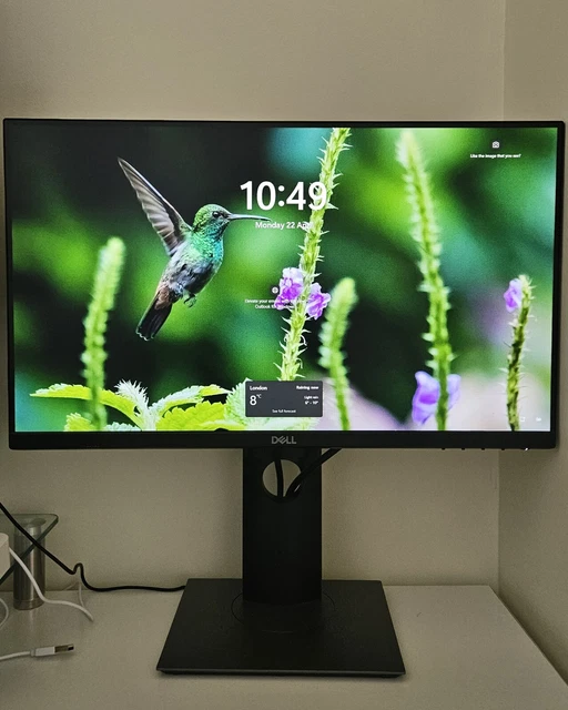 DELL P2219H 22& Frameless PC Monitor Screen 1080p HDMI/DP/VGA/USB3.0 £ ...