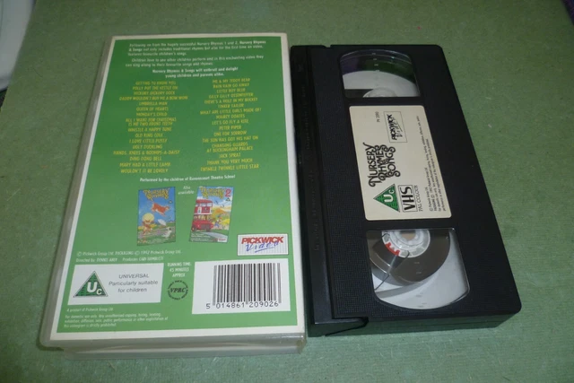 NURSERY RHYMES AND Songs A House Full Of Fun Vhs/Pal EUR 23,29 ...