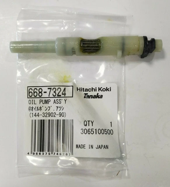 PUMPE ÖL KOMPLETT Original Hitachi TANAKA Für Kettensägen CS30EG CS35EG ...