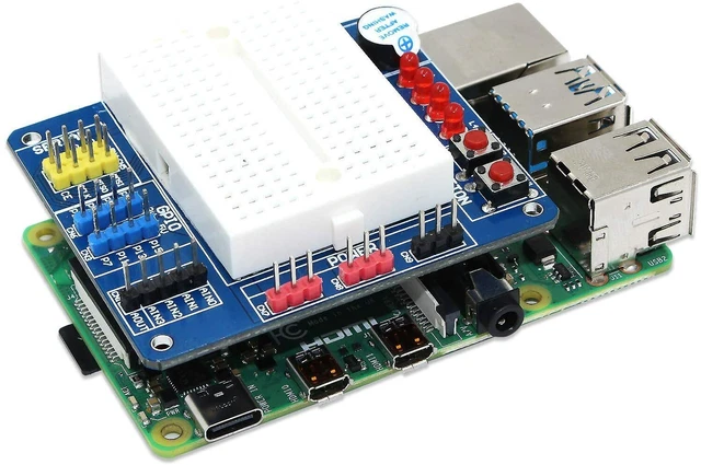 BREADPI - CHAPEAU polyvalent pour Raspberry Pi 4, 3B+, 3, 2, zéro et ...