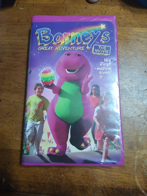 BARNEY - BARNEYS Great Adventure: The Movie (VHS, 1998) VG + insert $11 ...