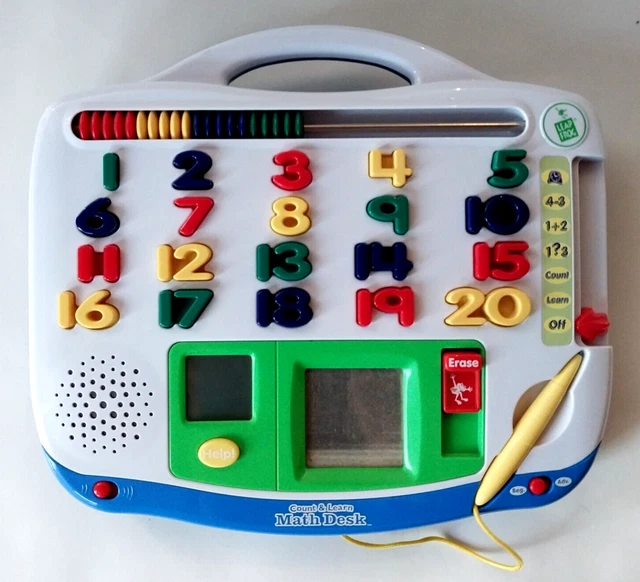 2001 LEAP FROG Count & Learn Math Desk Vintage Very Rare (READ DESC ...