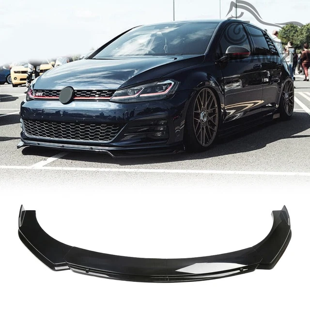 BLACK FRONT BUMPER Lip Spoiler Splitter Body Kit For VW Golf GTI MK5 ...