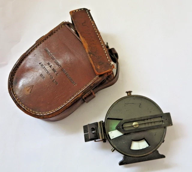 WW1 MILITARY ANGLE of Sight Instrument H.A. Mk1 – Compass Clinometer ...