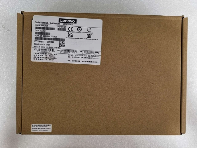 ORIGINAL 40B00300UK LENOVO THINKPAD Thunderbolt 4 Workstation Dock ...
