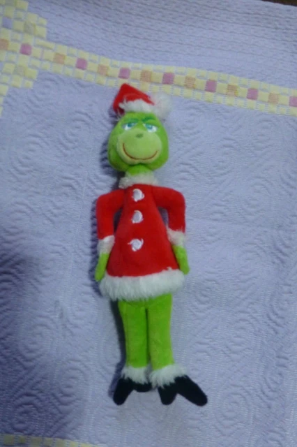 SMALL DR SEUSS Grinch plush soft toy 9" long £1.99 - PicClick UK
