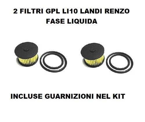 2× FILTRO GPL Landi Renzo Fase Liquida Elettrovalvola TYPE LSE98 LI10 67R010056 EUR 15,50 ...