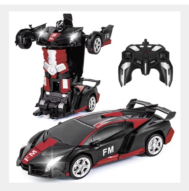 TRANSFORMER RC ROBOT Car Remote Control Kids Boys Toys Gift 2.4Ghz 360 ...