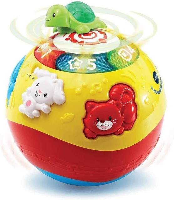 VTECH CRAWL & Learn Bright Lights Ball, Interactive Baby Toy with ...