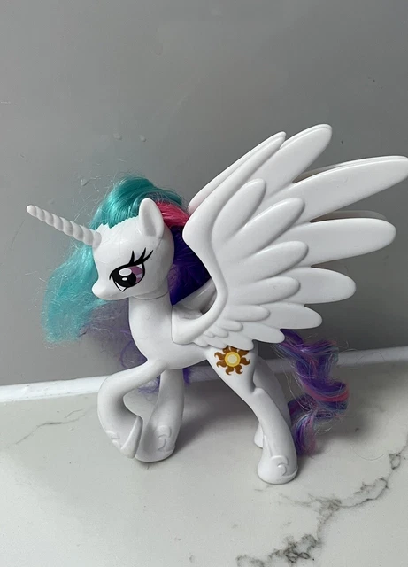 MY LITTLE PONY G4 Rare Alicorn Princess Celestia. . 3 Tone Neon Hair £7 ...