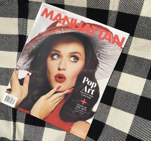 NEW DEC 2021 Jan 2022 Modern Luxury Manhattan The Art Issue Katy Perry ...