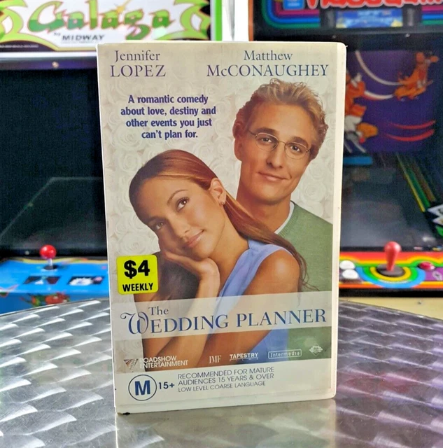 THE WEDDING PLANNER - Jennifer Lopez VHS Movie - Video Tape - Big Box ...