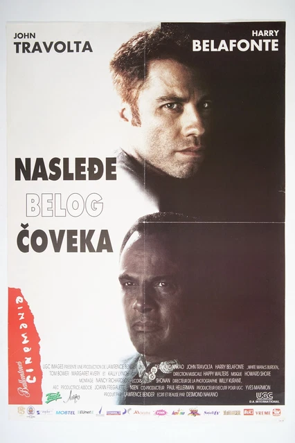 WHITE MAN'S BURDEN Original CRO movie poster 1995 JOHN TRAVOLTA, HARRY ...