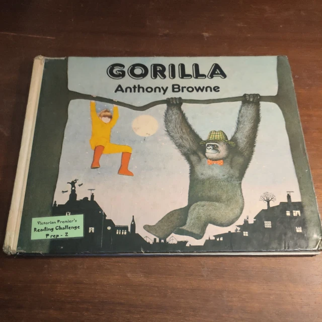 GORILLA HARDCOVER ANTHONY Browne Ex Library Vintage illustrated ...