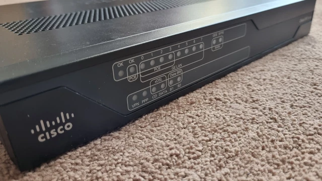 CISCO 897VAEVA-K9 ROUTER with VDSL and 512MB RAM - [Without PoE Option ...