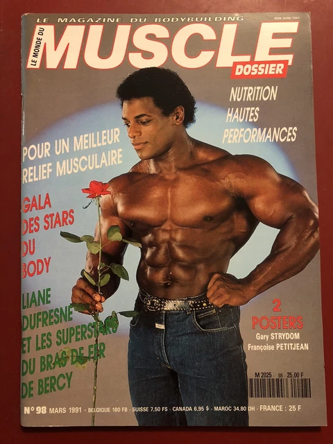 LE MONDE DU MUSCLE 1991 March #98 Tony Pearson Old Rare Cover! $110.00 ...