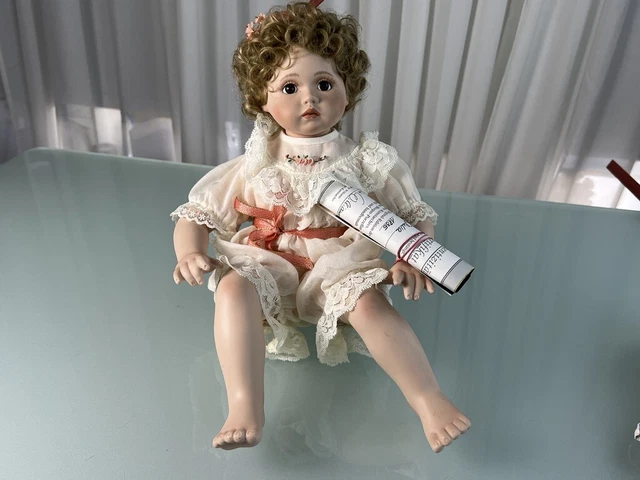 POUPON DE COLLECTION pour Collection, Poupée de Porcelaine 42 CM État Parfait EUR 57,21 ...