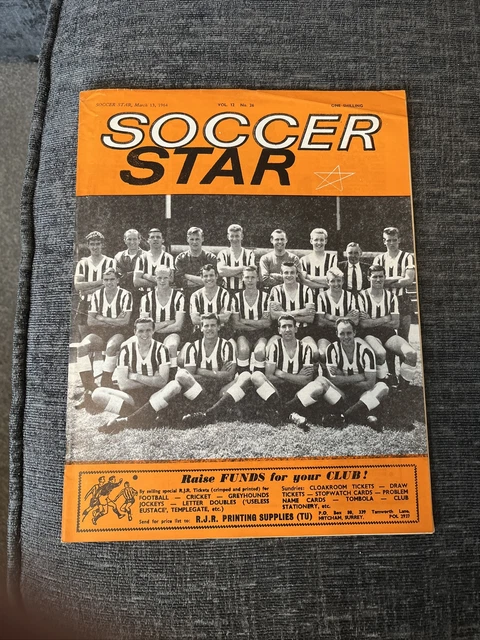 SOCCER STAR MAGAZINE - 13 Mar 1964 - Notts County team group £3.99 ...