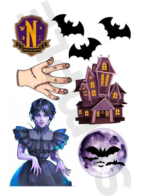 Wednesday Addams Edible Cake Topper FOR SALE! - PicClick UK