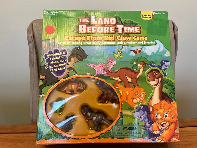 RARE THE LAND Before Time - Escape From Red Claw Board Game - Pressman ...