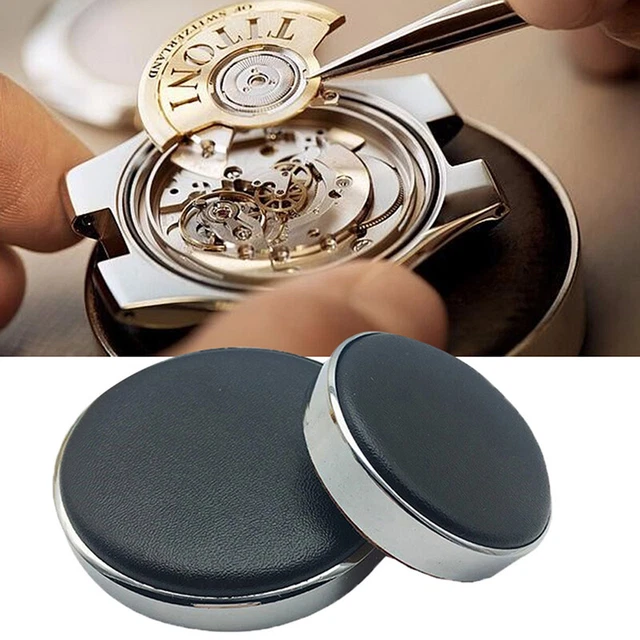 WATCH JEWELRY CASE Movement Casing Cushion Pad Holder Watchmaker Repair ...