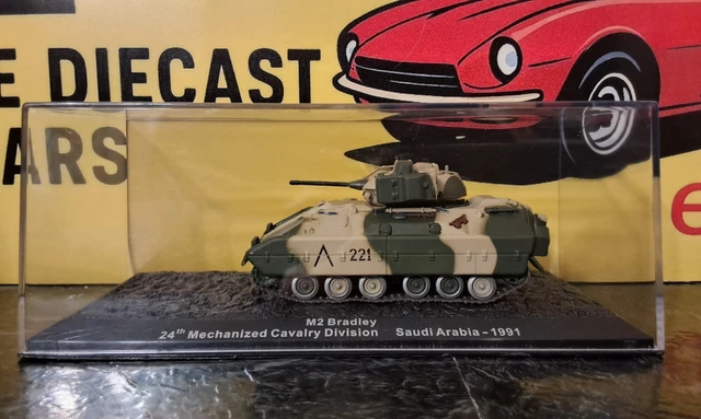 DEAGOSTINI COMBAT TANK Model M2 Bradley 24th Mech Cavalry Div Saudi ...