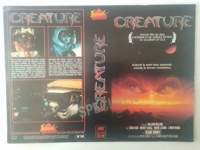 JAQUETTE VHS (SEUL) Festival Edition Creature EUR 4,00 - PicClick FR