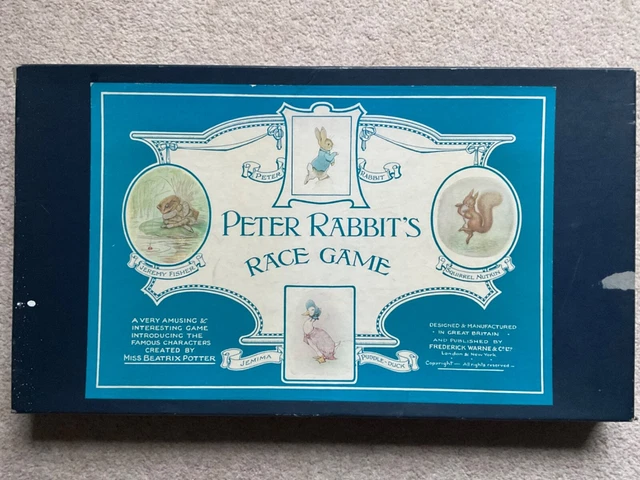 BEATRIX POTTER - Peter Rabbit's Race Game - 1950s Board Game by ...