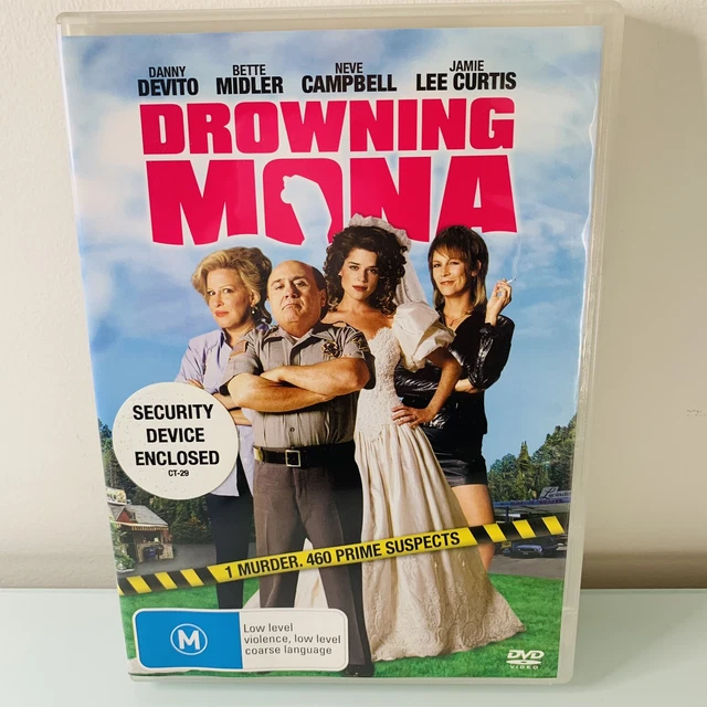 DROWNING MONA COMEDY DVD Region 4 DeVito Bette Middler Jamie Lee Curtis ...