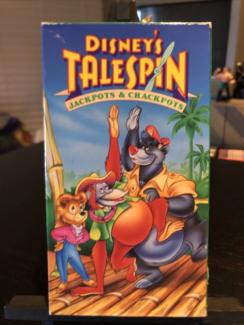 DISNEYS TALESPIN VOLUME 3 Jackpots and Crackpots (VHS 1991) Baloo RARE ...
