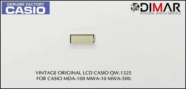 REPLACEMENT VINTAGE ORIGINAL LCD Casio QW-1325 Nos. For Casio MDA-100 ...