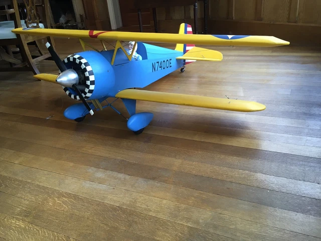 KRIER KRAFT ACROMASTER Scale Aerobatic Bi-Plane. Moki 135 Motor. Futaba ...