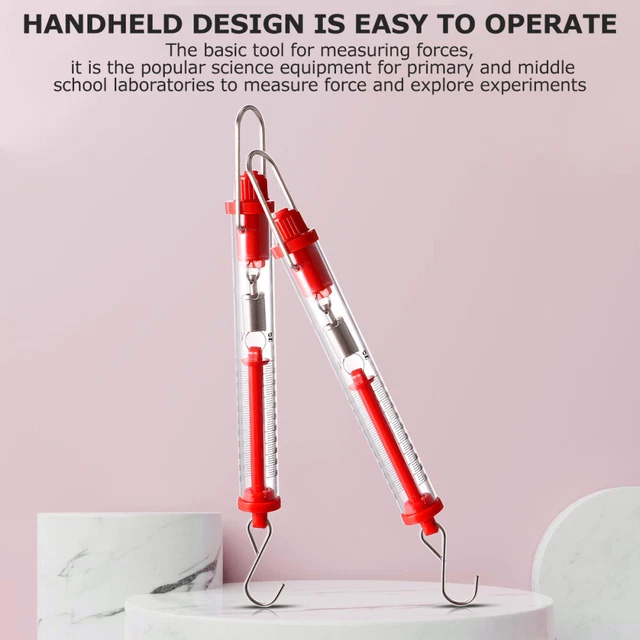 2 PCS PLASTIC Spring Scale Tubular Spring Scale Spring Balance ...