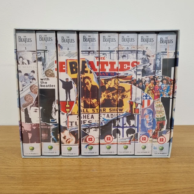 THE BEATLES ANTHOLOGY VHS Video Box Set of 8 Video Tapes VGC - EMI Apple 1996 £13.00 - PicClick UK