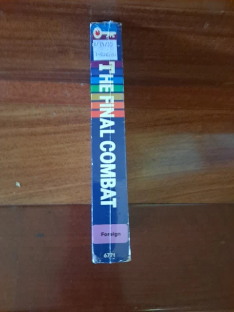 THE FINAL COMBAT VHS Luc Besson Post-Apocalyptic Cult Previewed Shrink ...