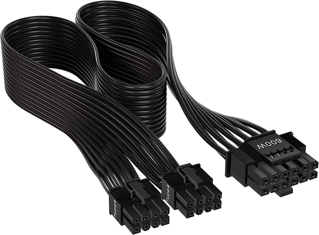 CORSAIR 600W PCIE 5.0 12VHPWR Type-4 PSU Cable RTX 5090 5080 4080 4090 ...