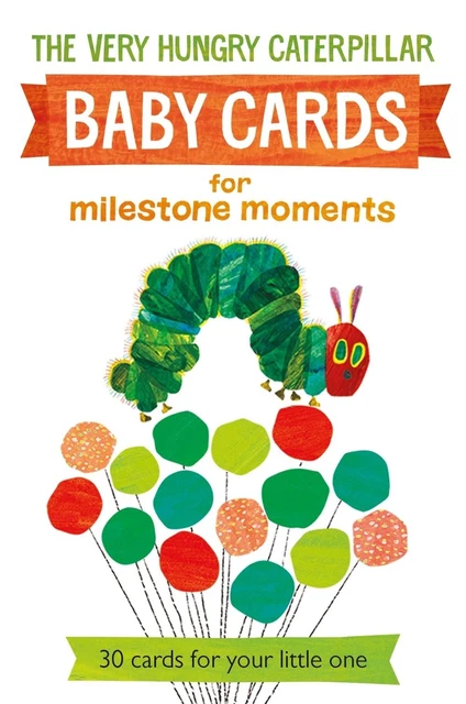 VERY HUNGRY CATERPILLAR Baby Cards for Milestone Moments by Eric Carle ...