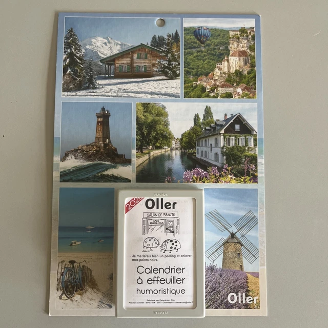 CALENDRIER ÉPHÉMÉRIDE 2026 Oller EUR 13,00 - PicClick FR