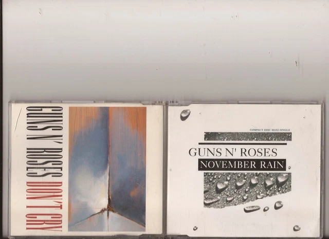 GUNS `N` ROSES - November Rain / Don`t Cry (2 x singles CD) EUR 5,83 ...
