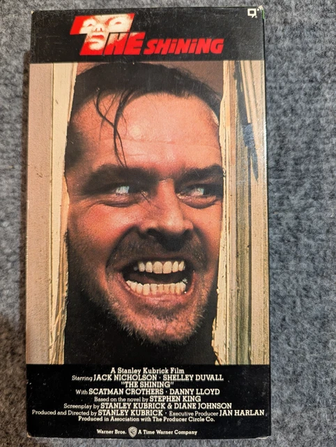 THE SHINING VHS Tape Movie Jack Nicholson 1980 Warner Video Kubrick King Horror $13.88 - PicClick CA