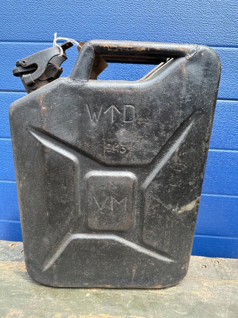 ORIGINAL WW2 BRITISH Army WD Marked Jerry Can - Rare Maker £40.00 ...