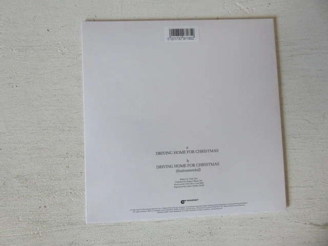 CHRIS REA DRIVING Home For Christmas MAGNET 2025 EU / UK RED VINYL 7 ...