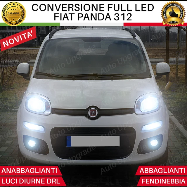 KIT FULL LED Per Fiat Panda Mk3 312 Anabbaglianti Abbaglianti Drl ...