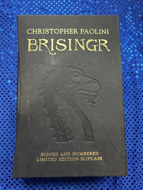 BRISINGR SIGNED BY Christopher Paolini Limited Edition #17 Slipcase ...