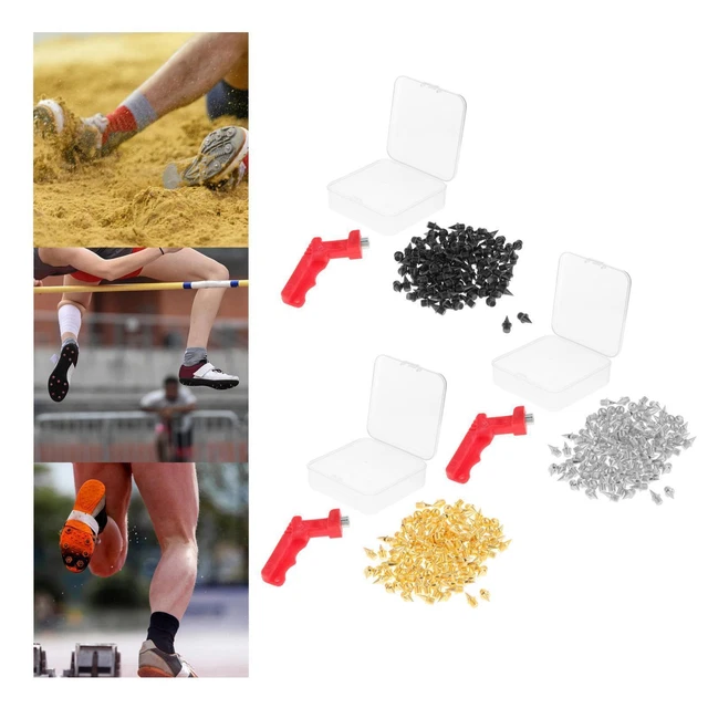 120PCS 1/4& TRACK Shoes Spikes Replacement Stainless Steel for Sprint ...