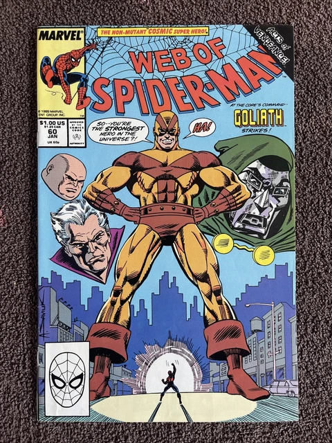 WEB OF SPIDER-MAN #60 (Marvel, 1990) Acts of Vengeance Tie-In £5.47 ...