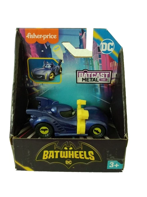 FISHER-PRICE BATWHEELS 1:55 Scale Car BAM the BATMOBILE with Utility ...
