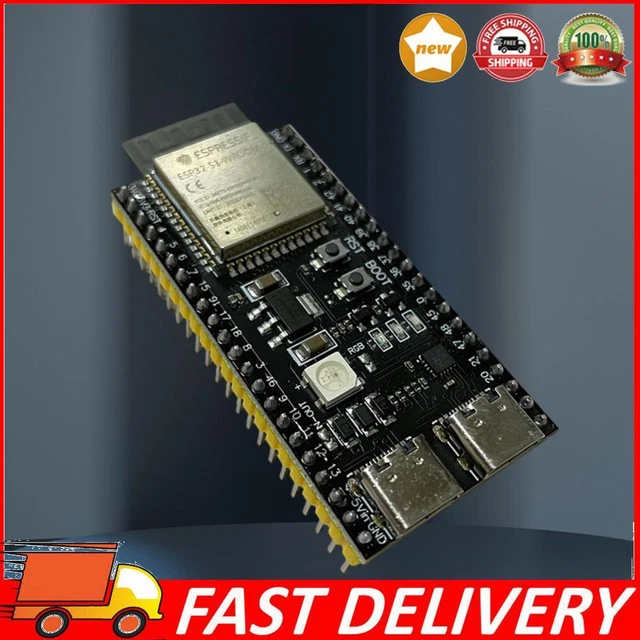 ESP32/ ESP32-S3/ESP32-C3 ESP32 Development Board Dual Type-C ESP32-C3-DevKitM-1 EUR 10,46 ...