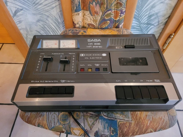 SABA CR 836 Kassettendeck Kassettendeck Tapedeck Vintage Stereo ...