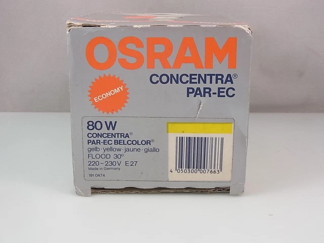 OSRAM CONCENTRA PAR 38 Ec Belcolor E27 80W Inondation 30° Ampoule ...